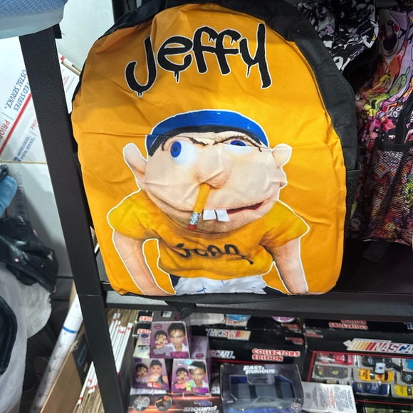 Other | Jeffy Character Backpack In Yellow And Black | Poshmark